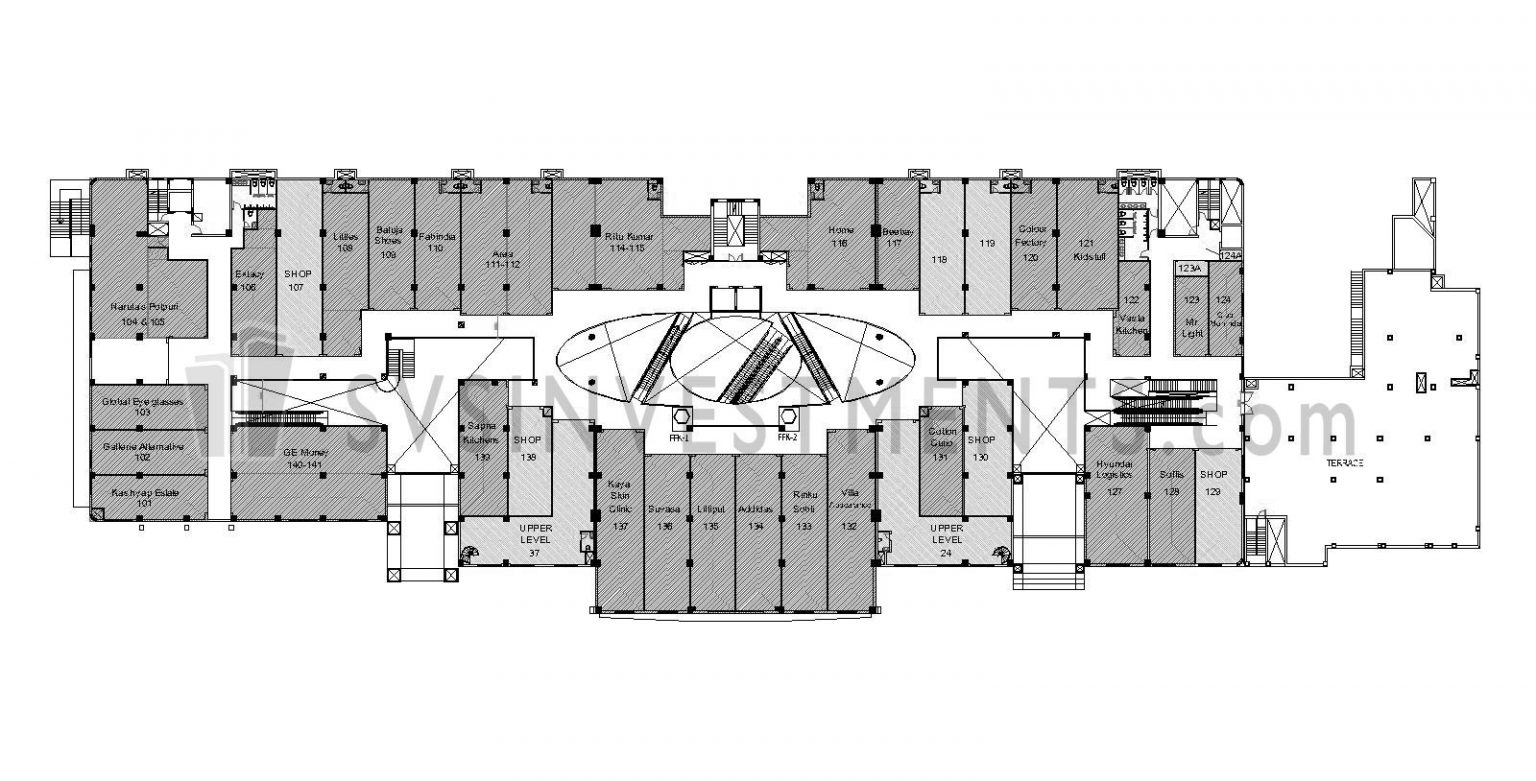 DLF Mega Mall Showroom Space on Lease Rent - SVS Investments