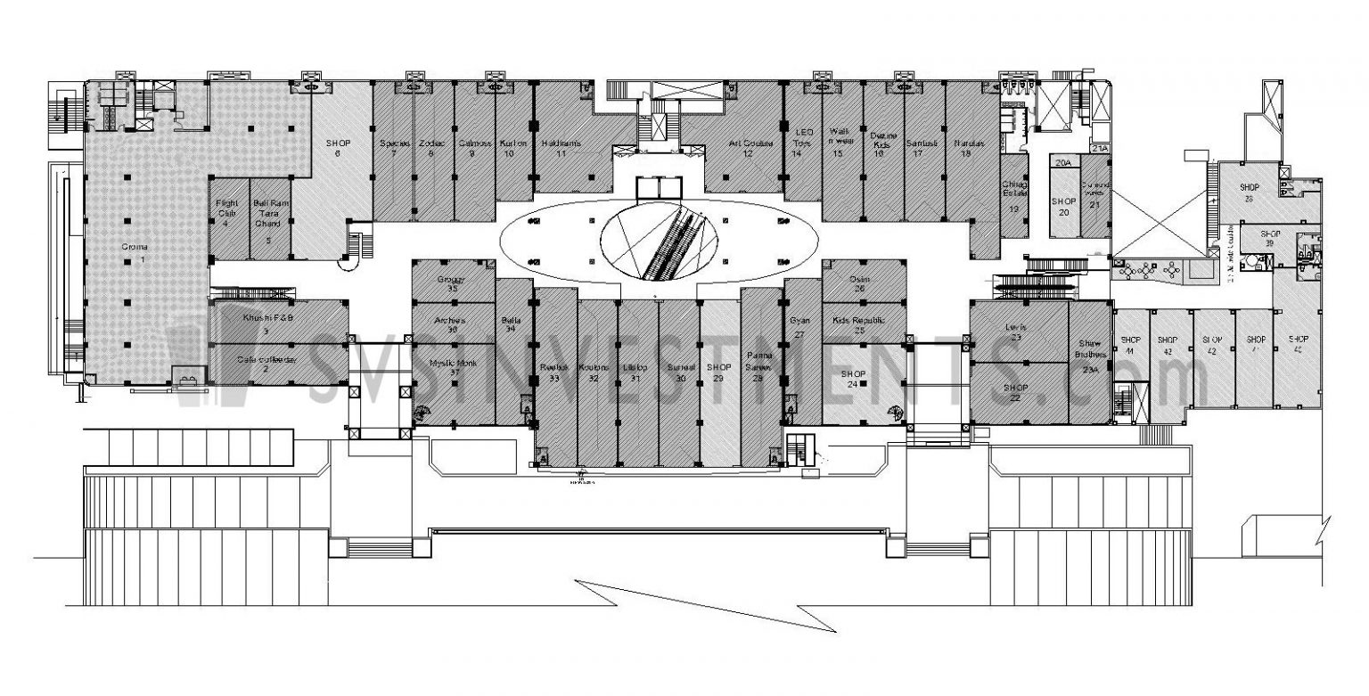 DLF Mega Mall Showroom Space on Lease Rent - SVS Investments
